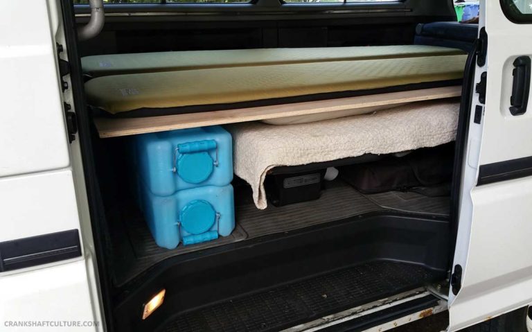 Our Delica Campervan Setup