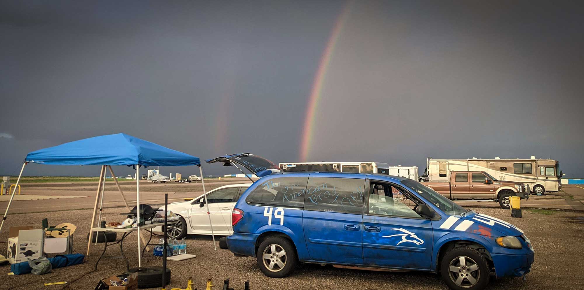 23 Races and 30,000 Miles In A Track-Prepped Minivan