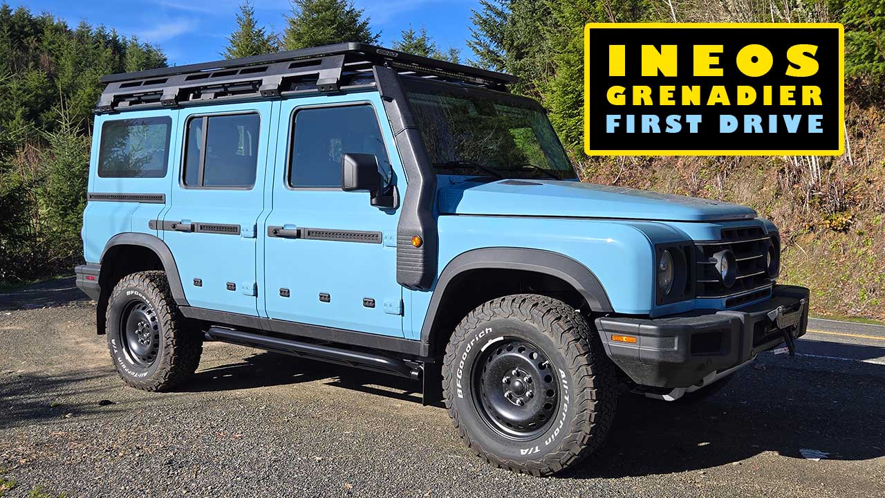 Alcan 5000 INEOS Grenadier First Drive (Sorta)